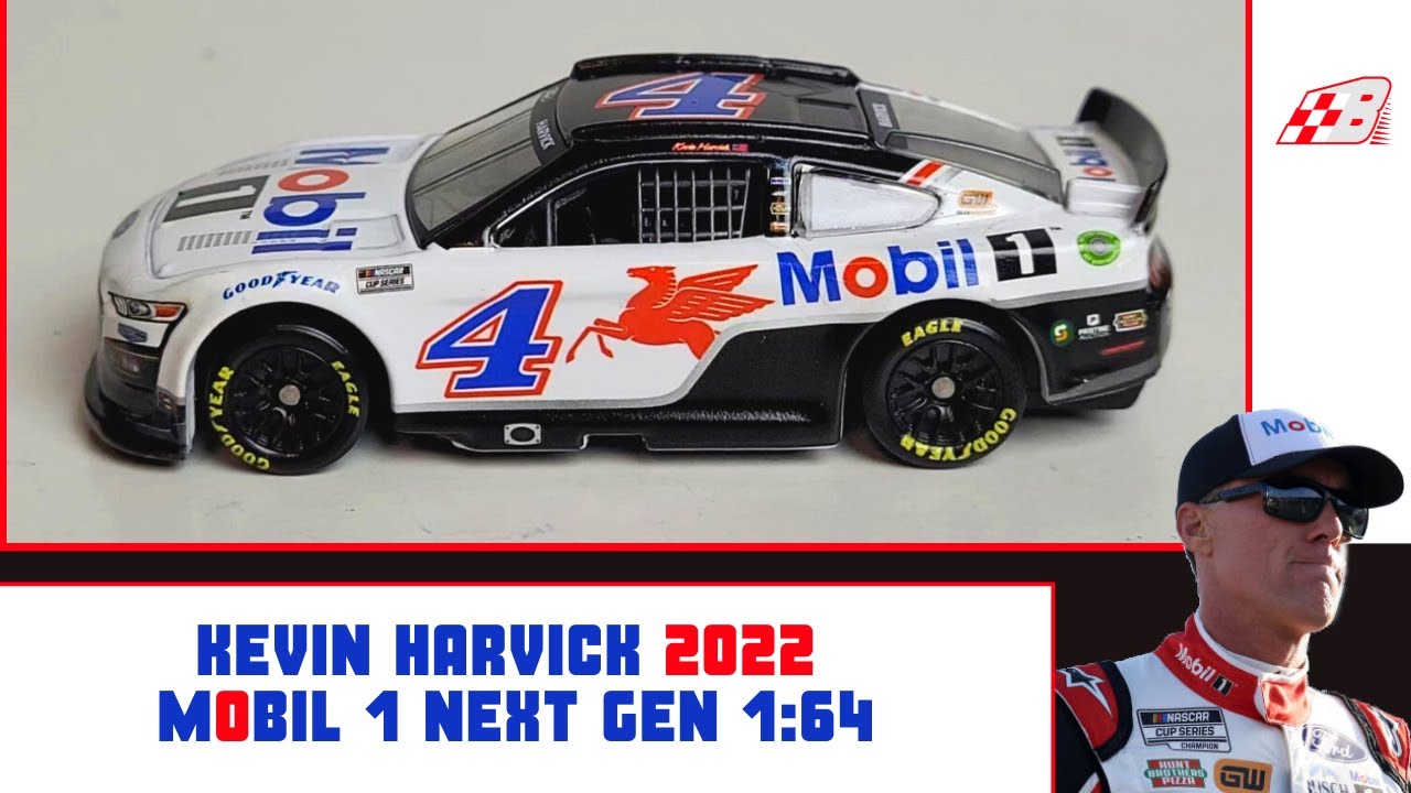 **NEXT GEN 2022 NASCAR DIE-CAST REVIEW** Kevin Harvick Mobil 1 1:64 - YouTube