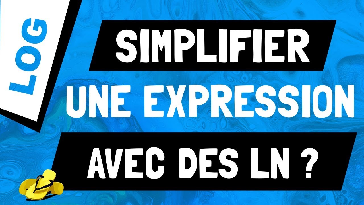 Comment "simplifier" une expression avec des ln ? - YouTube