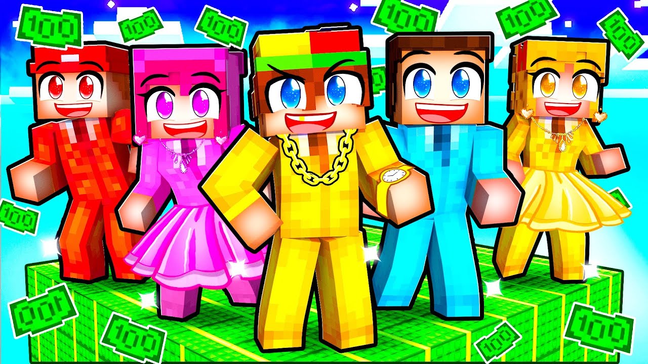 Surviving One BILLIONAIRE Block In Minecraft! - YouTube