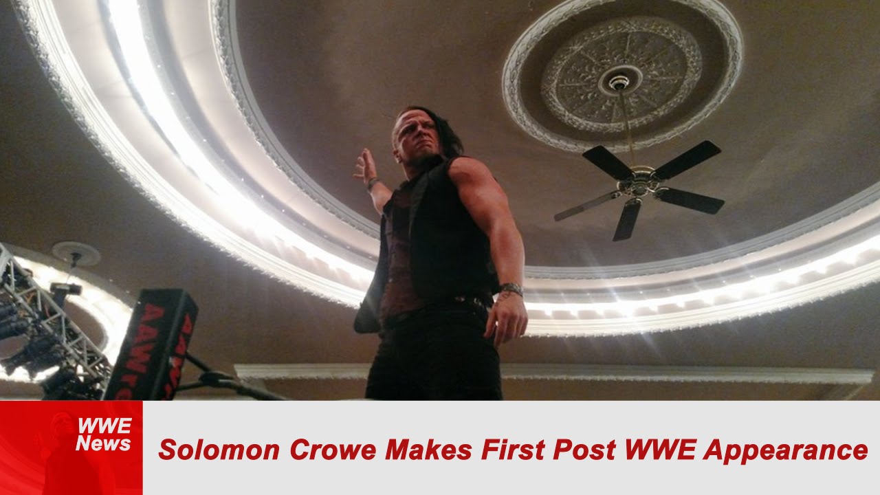 Solomon Crowe Makes First Post WWE Appearance - YouTube