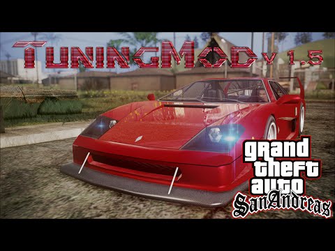 [Gta Sa] -Tuning Mod V 1.5 HD - YouTube