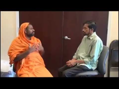 Ravi R ponangi in conversation with His Holiness Swami ...