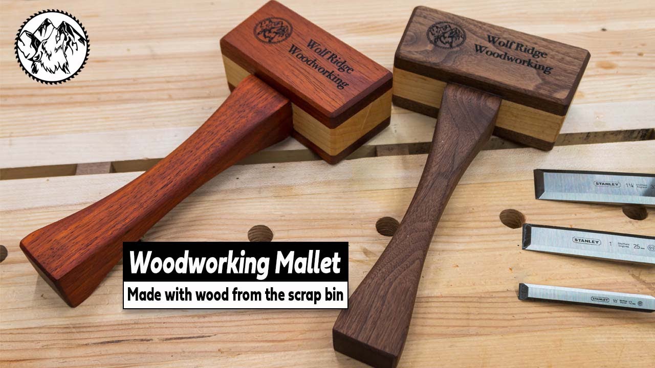 Woodworking: Woodoworking Mallet - YouTube