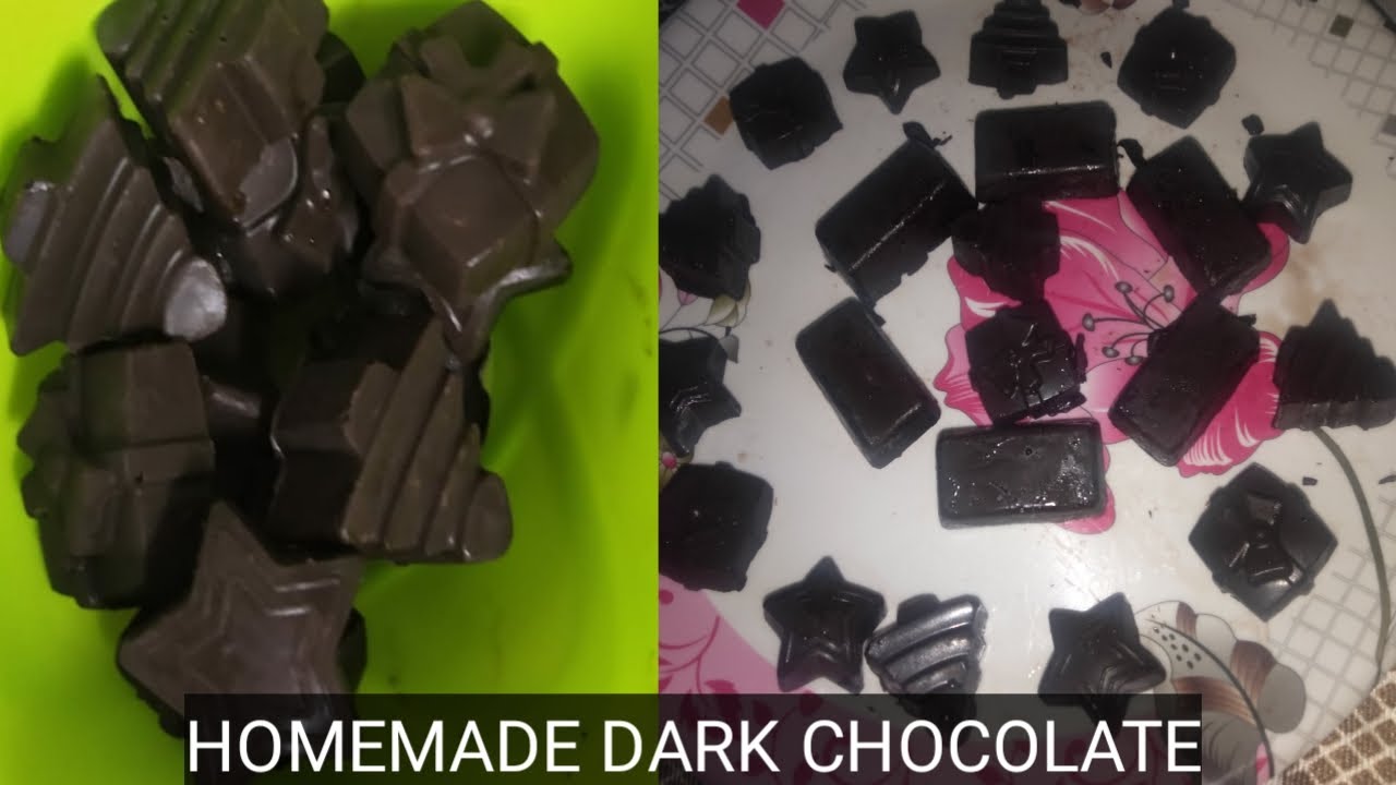 How to make homemade dark chocolate | Easy homemade chocolates - YouTube