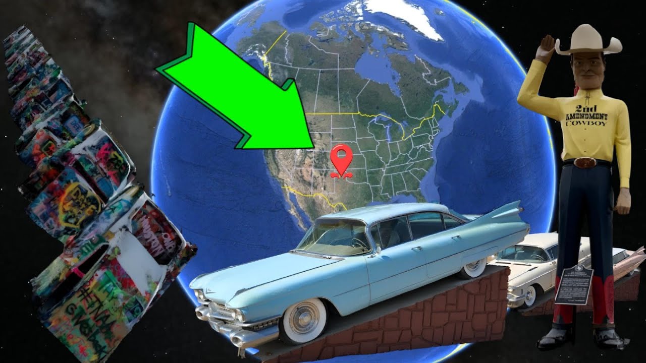 "Cadillac Ranch on Google Maps!" - YouTube