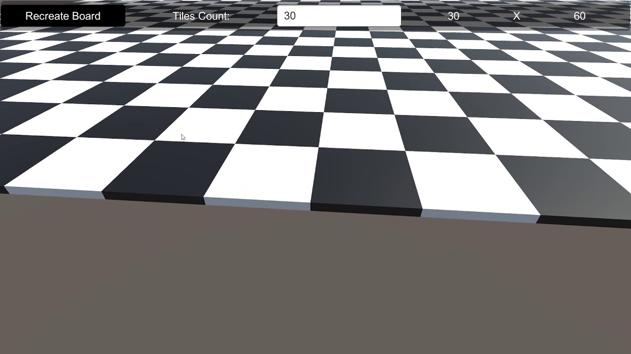 Procedural Chessboard in Game - Unity 3D - YouTube