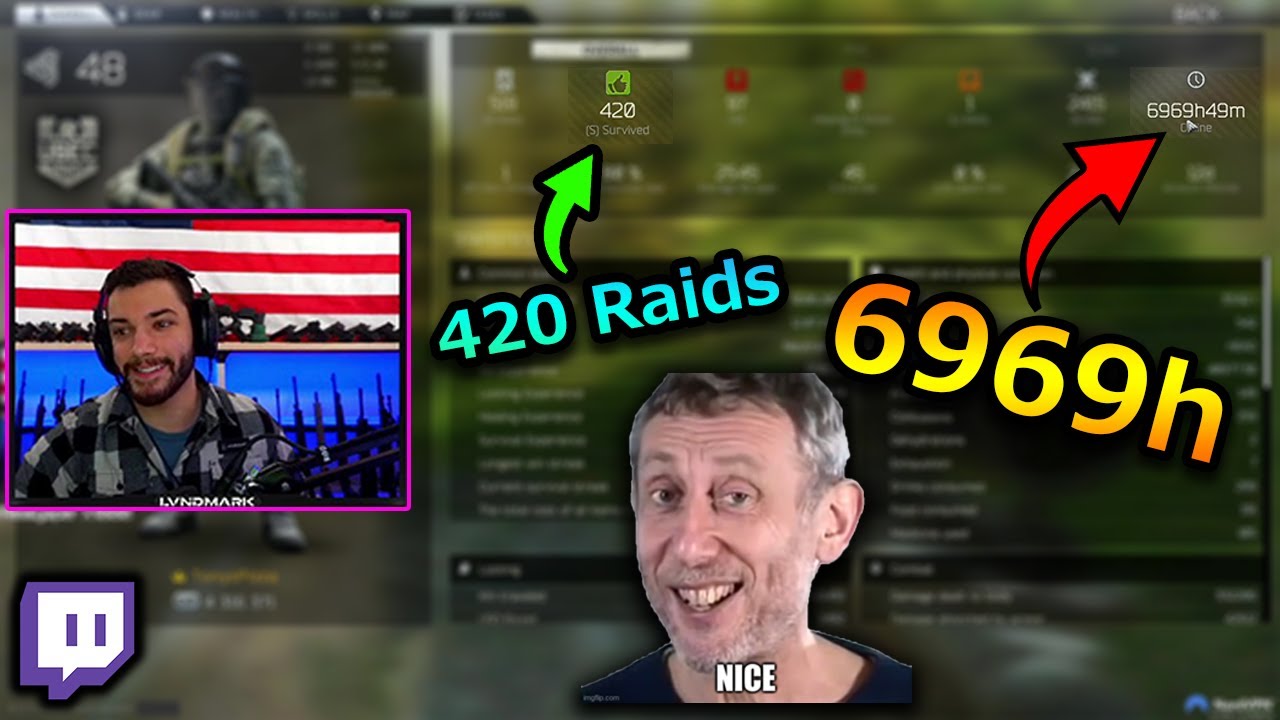 LVNDMARK has *6969 HOURS* - Escape from Tarkov Twitch Highlights #20 ...