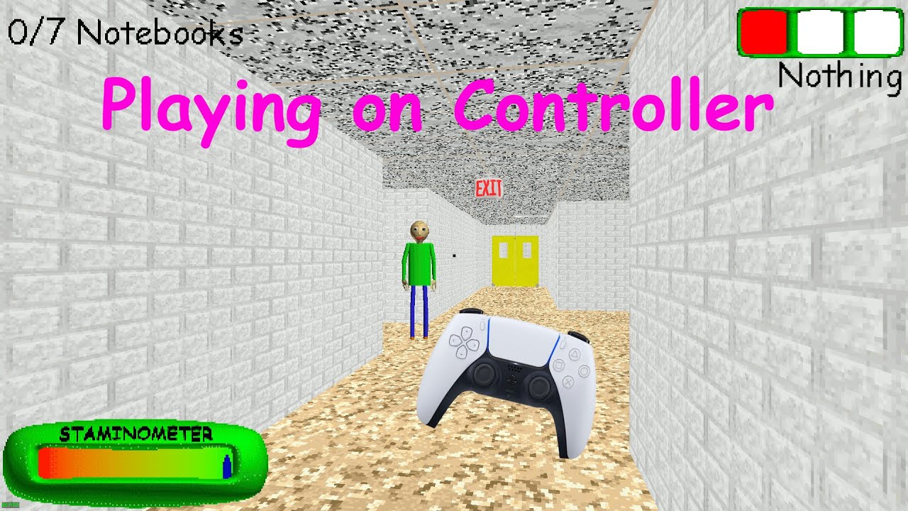 Baldi's Basics Classic Remastered - But Playing On Controller - V1.1 ...