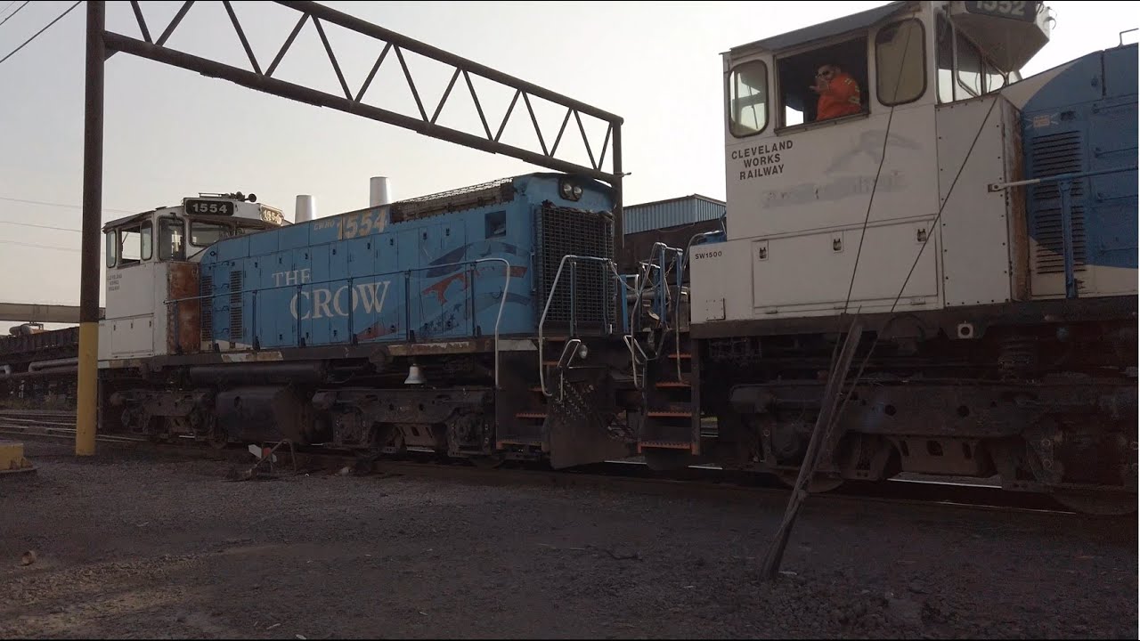 Steel Mill Railroad CWRO The Crow Cleveland Works Railway bottle train ...