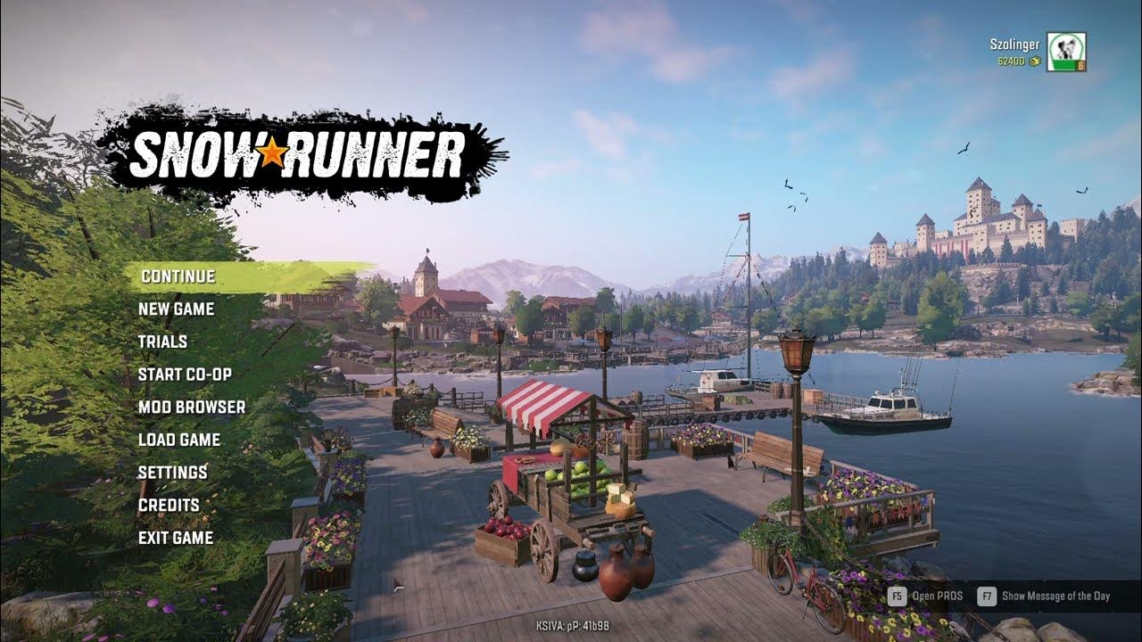 SnowRunner mod berakás tutorial - YouTube