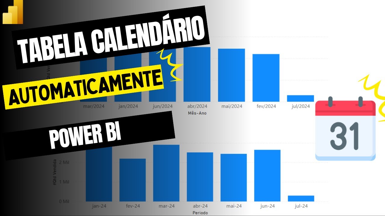 Como Criar Tabela Calendário Automática no Power BI | Baixar Grátis - YouTube