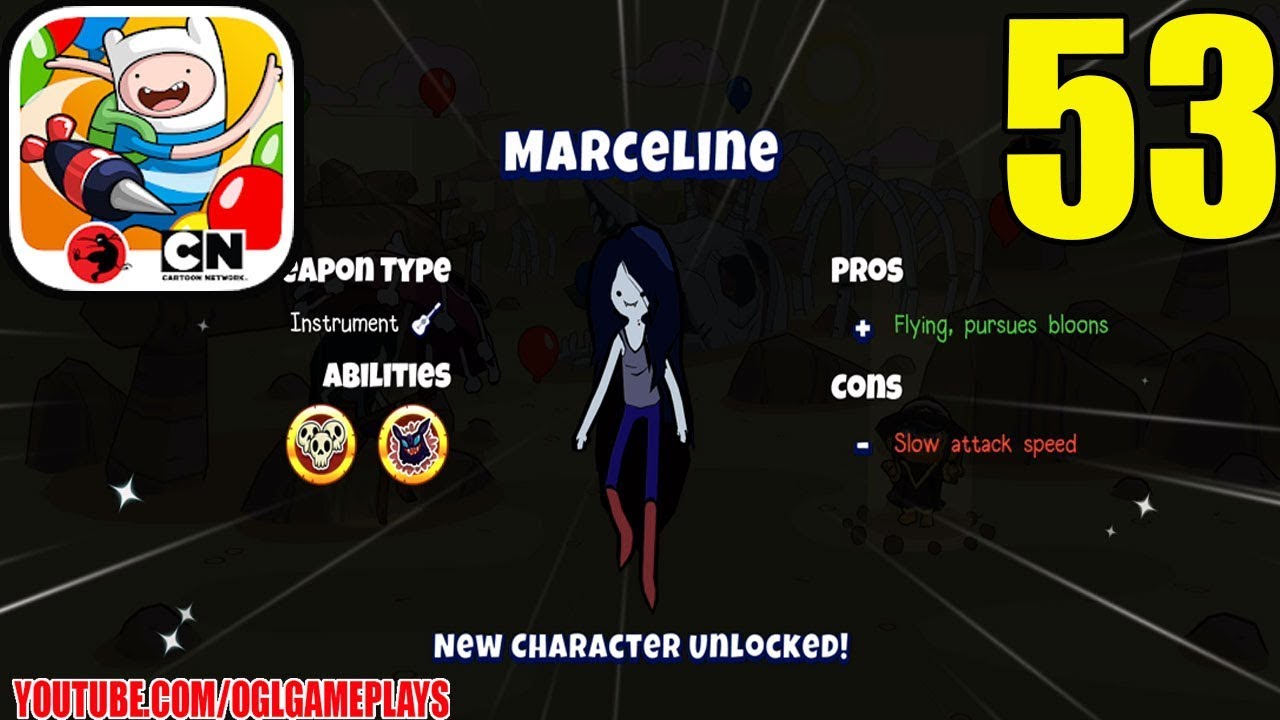 BLOONS ADVENTURE TIME TD - GIANT SKULL - EXTREME MODE + MARCELINE ...