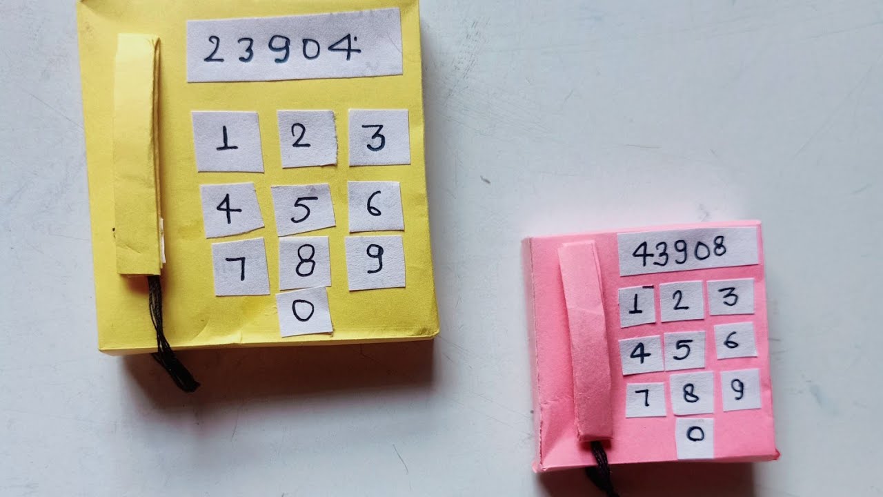 How to make a paper telephone / cute DIY telephone/DIY miniature ...