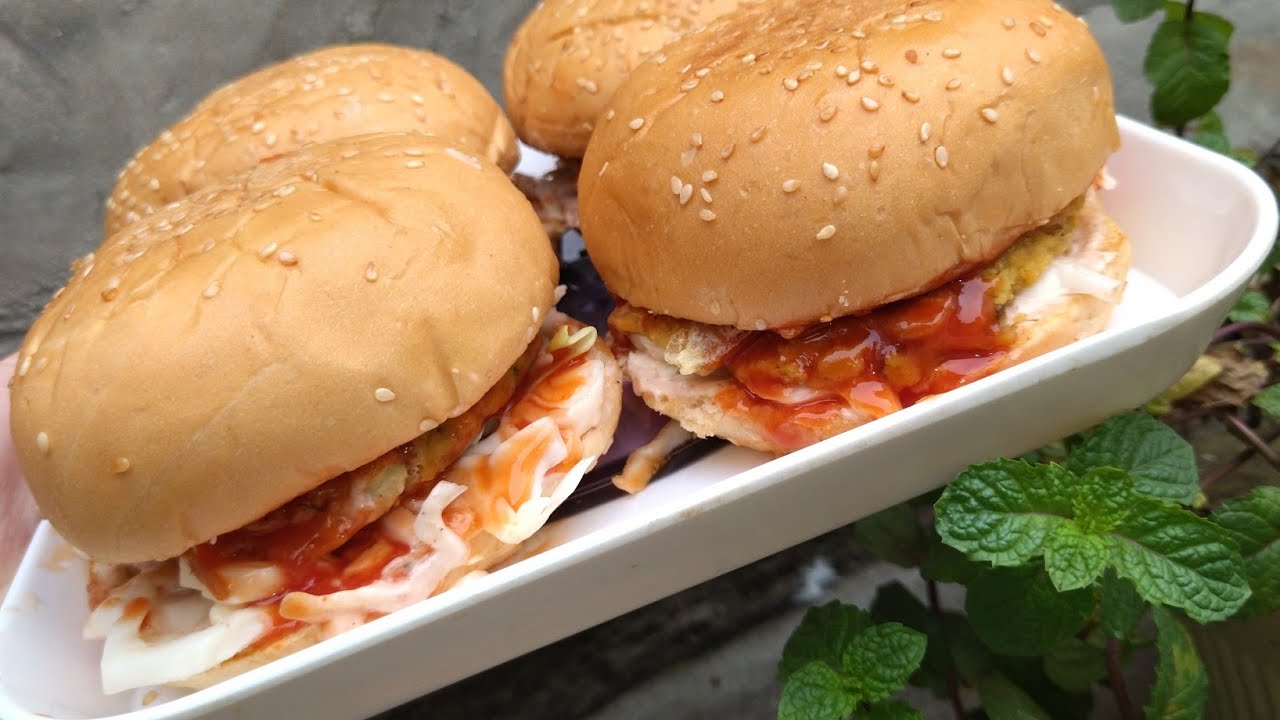 Bun kabab || Shami burger || Pao bhaji 🍔 by simply cook with nazia ...