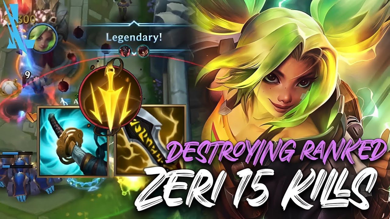 ZERI NEW CHAMPION GAMEPLAY ( VERY OP ) - League of Legends: Wild Rift ...