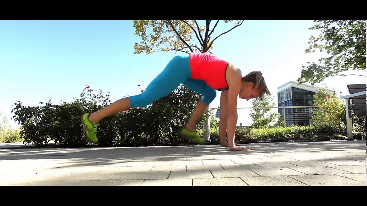 Plank Splits - Workout Anywhere! - YouTube