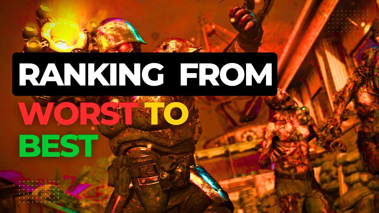 Ranking the Cold War Zombies Easter Egg's from WORST to BEST (Updated 2023) - YouTube