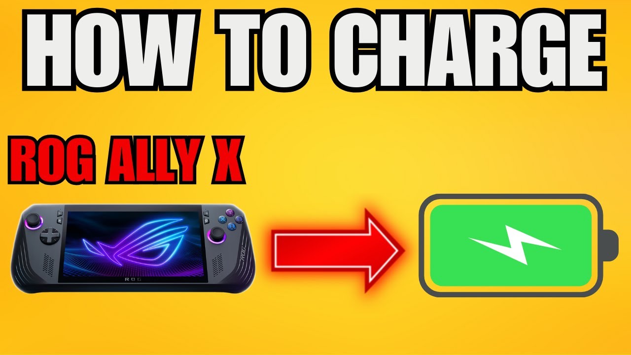 How To Charge Rog Ally X (2025) - Step by Step - YouTube