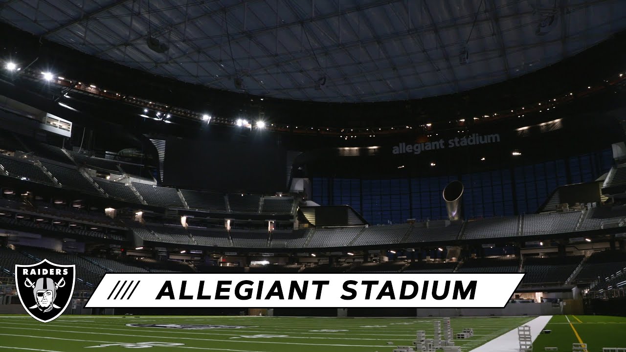 Allegiant Stadium Tests Blackout Evacuation | Las Vegas Raiders - YouTube