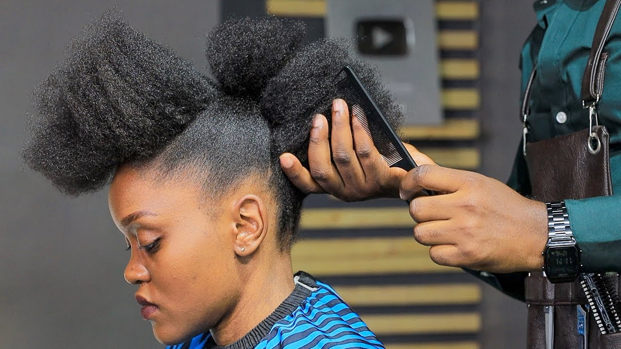 Finally I Got The Quickest Mohawk Style For Natural Hair Styling. Very ...