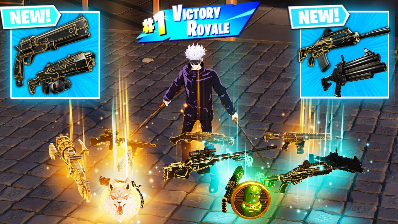 SATORU GOJO vs EXOTIC GUNS 3 NEW MEDALLIONS & MYTHIC’S CHALLENGE ...