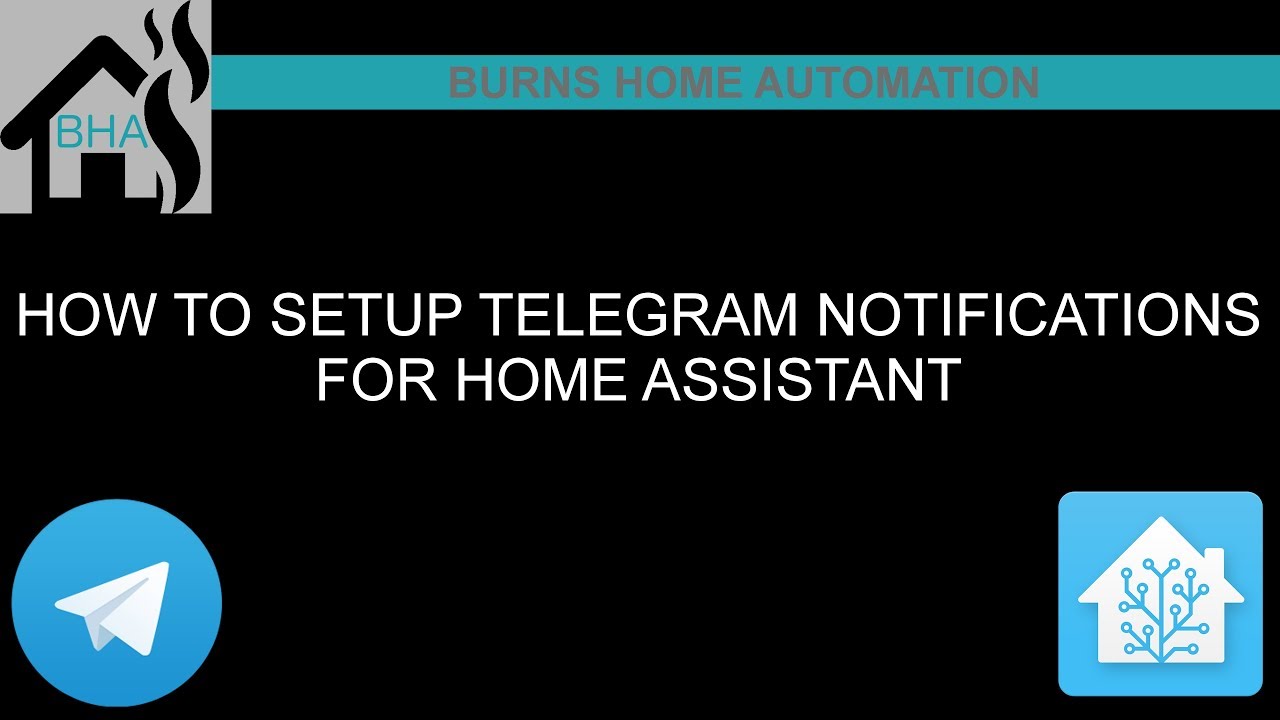 How to setup Telegram notifications for Home Assistant - YouTube