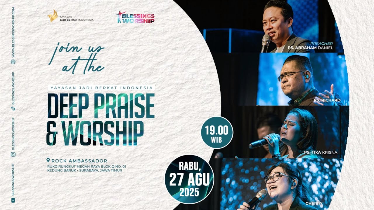 Deep Praise & Worship with Ari Wibowo, Ps. Abraham Daniel - 27 Agustus 2025 - YouTube