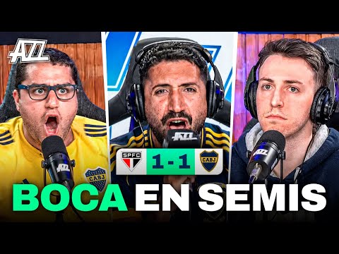 BOCA SEMIFINALISTA: LE GANÓ 2-1 A SAO PABLO EN EL GLOBAL ⚽ COPA SUDAMERICANA EN VIVO