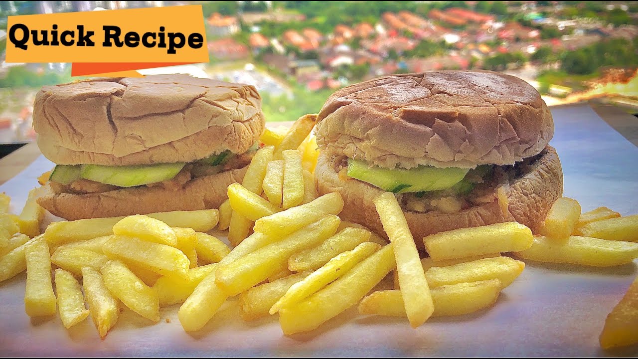 Street Style Burger | Veg Bun Kebab | Veg Recipe | Quick Fast Food ...