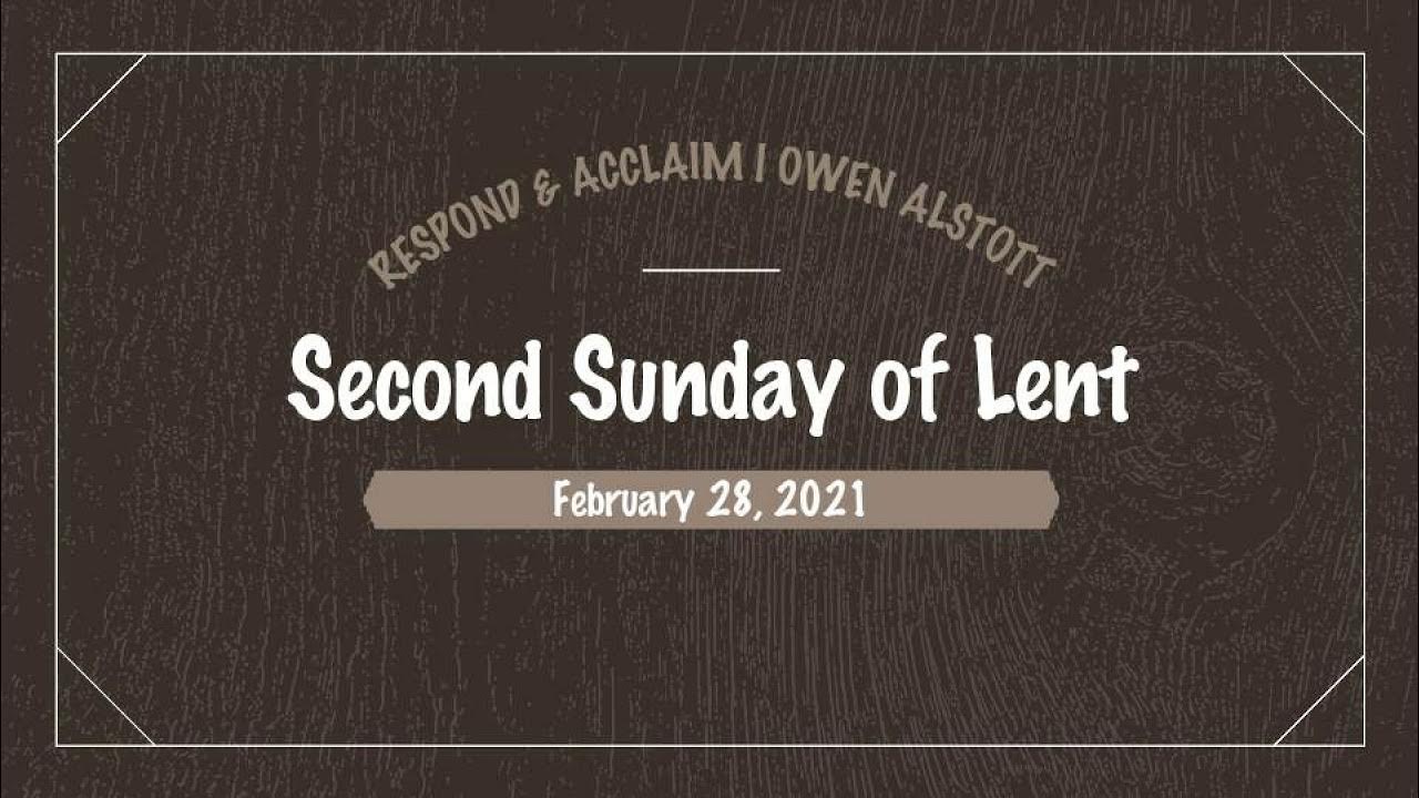 Responsorial Psalm | Second Sunday of Lent | February 28, 2021 - YouTube