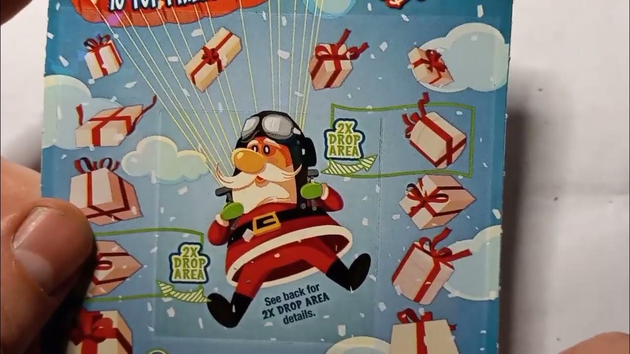 Santa's 4x4 Cash Drop doubler Pennsylvania Lottery Christmas tickets 🎅 ...