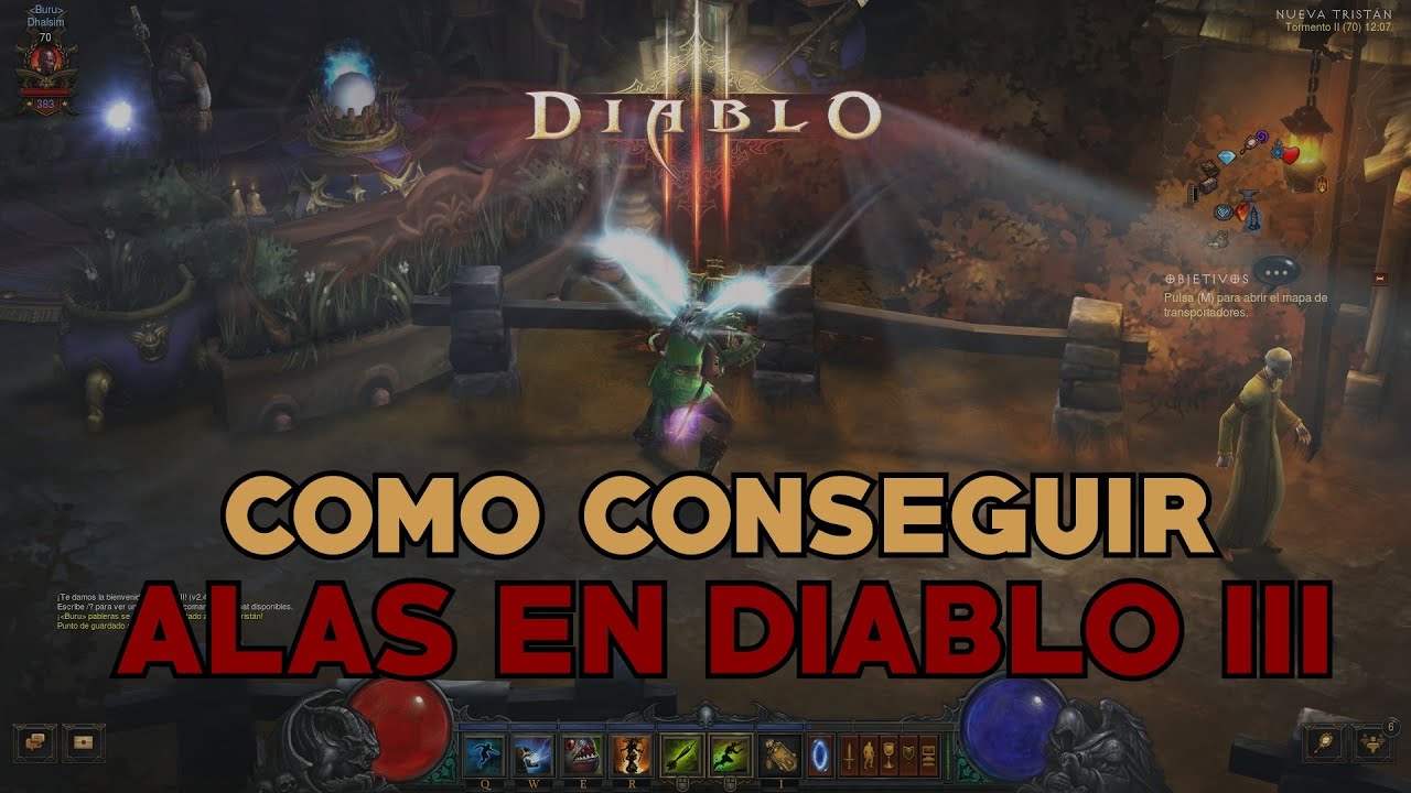 Cómo conseguir alas en Diablo 3 - YouTube