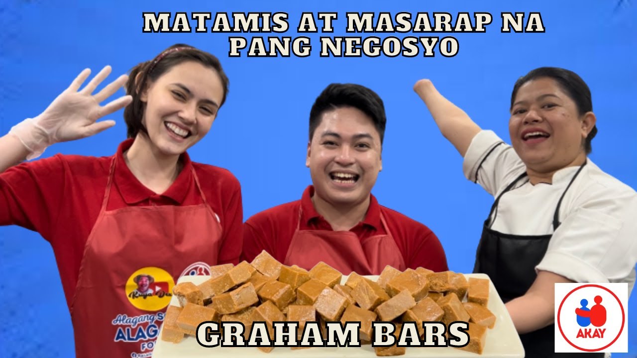 MATAMIS AT MASARAP NA GRAHAM BARS | NEGOSYO IDEA | ALAGANG AKAY - YouTube