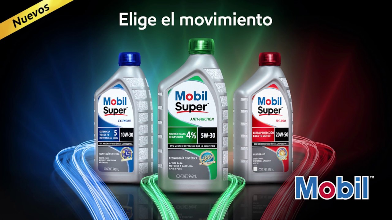Lubricantes Mobil lanza al mercado nuevos productos - YouTube