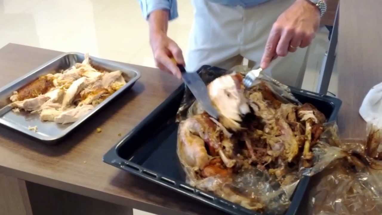 Turkey cutting - YouTube