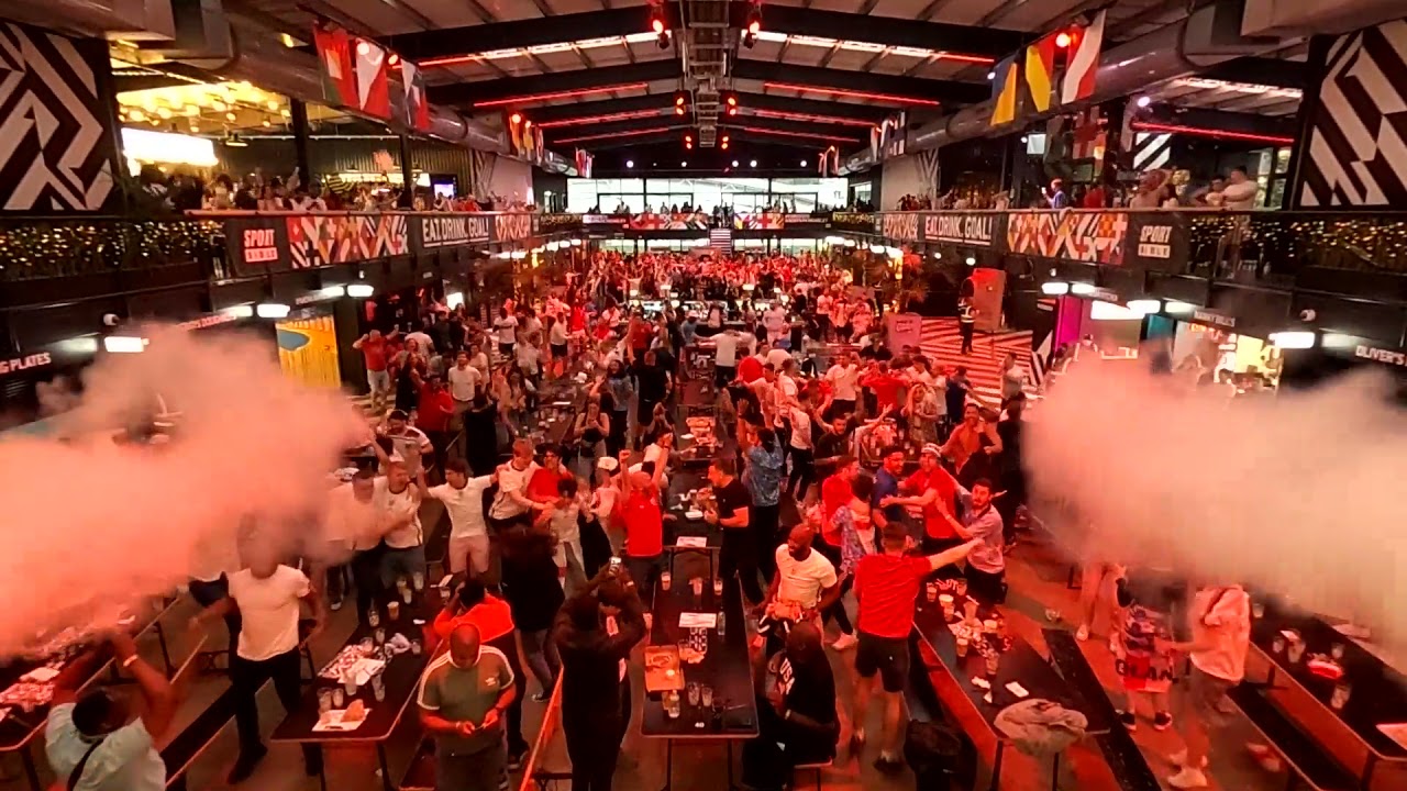 REACTIONS AT BOXPARK WEMBLEY: England put 4 past Ukraine in EURO 2020 ...