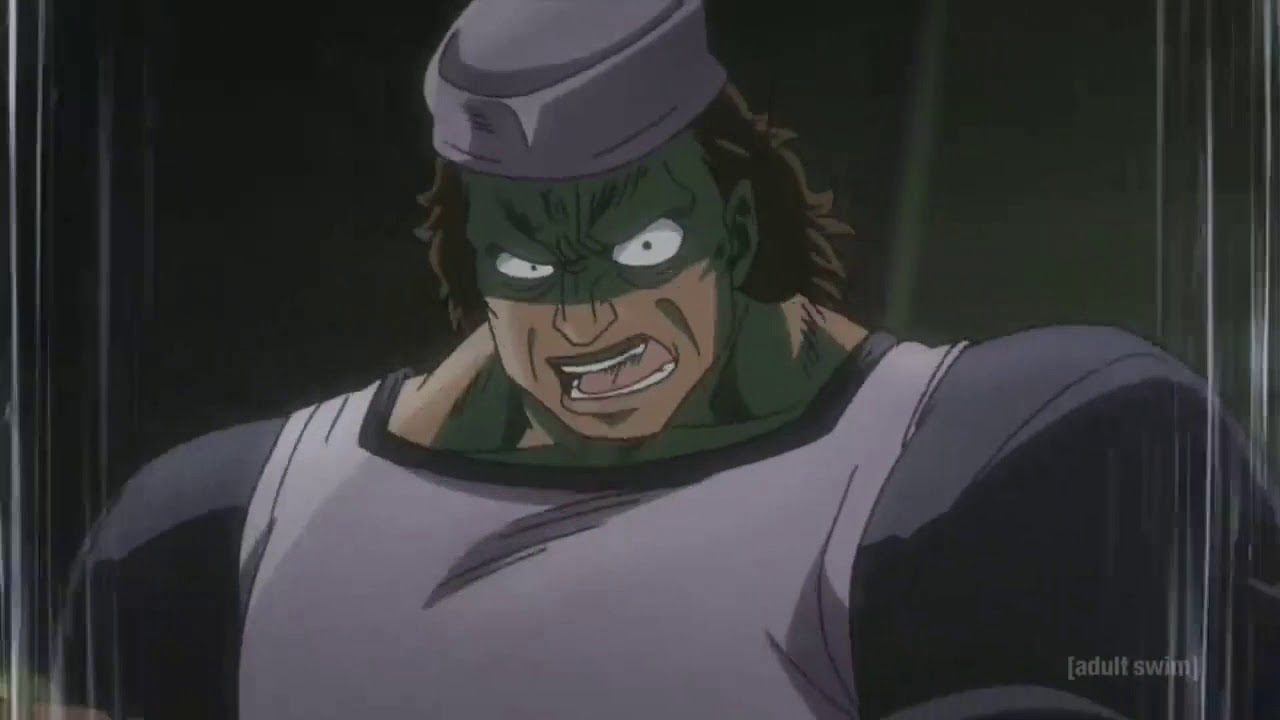 Jojo's Bizarre Adventure (Stardust Crusaders) Jotaro Punches Khan ...