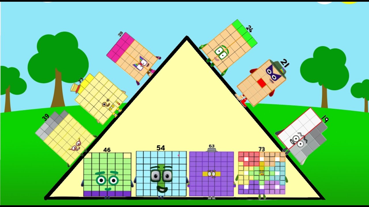 Numberblocks 18 Grove into a bigger number when climbing the pyramid in ...