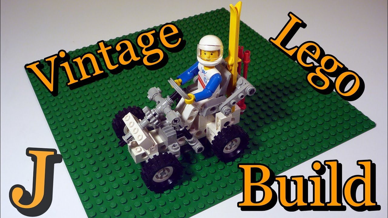 Vintage Lego Technic 8620 Snow Scooter - Stop Motion Build - YouTube
