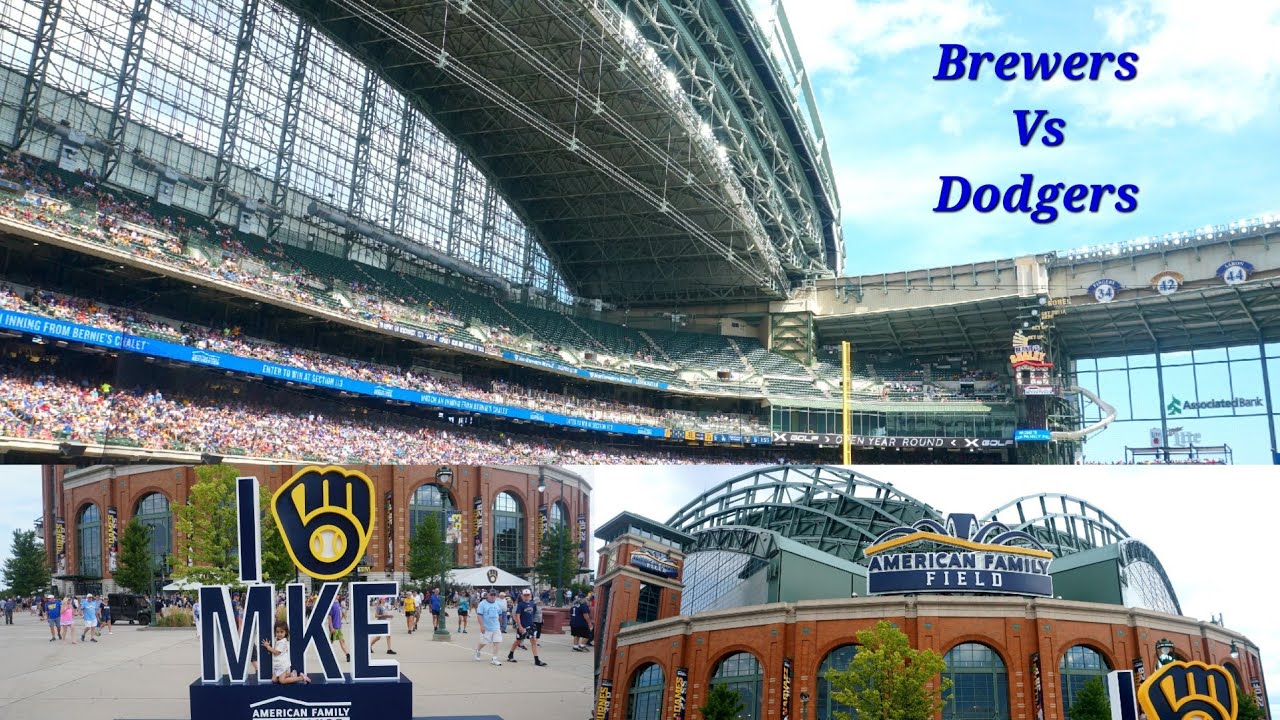 MLB Game at Milwaukee| Baseball stadium|VIP Suite| Brewers vs Dodgers ...
