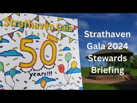Strathaven Gala 2024 - Parade Stewards Briefing - YouTube