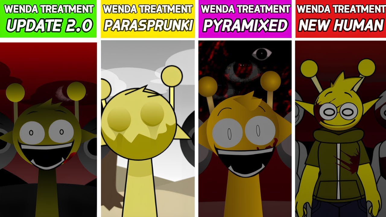 Incredibox - Sprunki Wenda Treatment New HUMAN VS Pyramixed WT VS ...