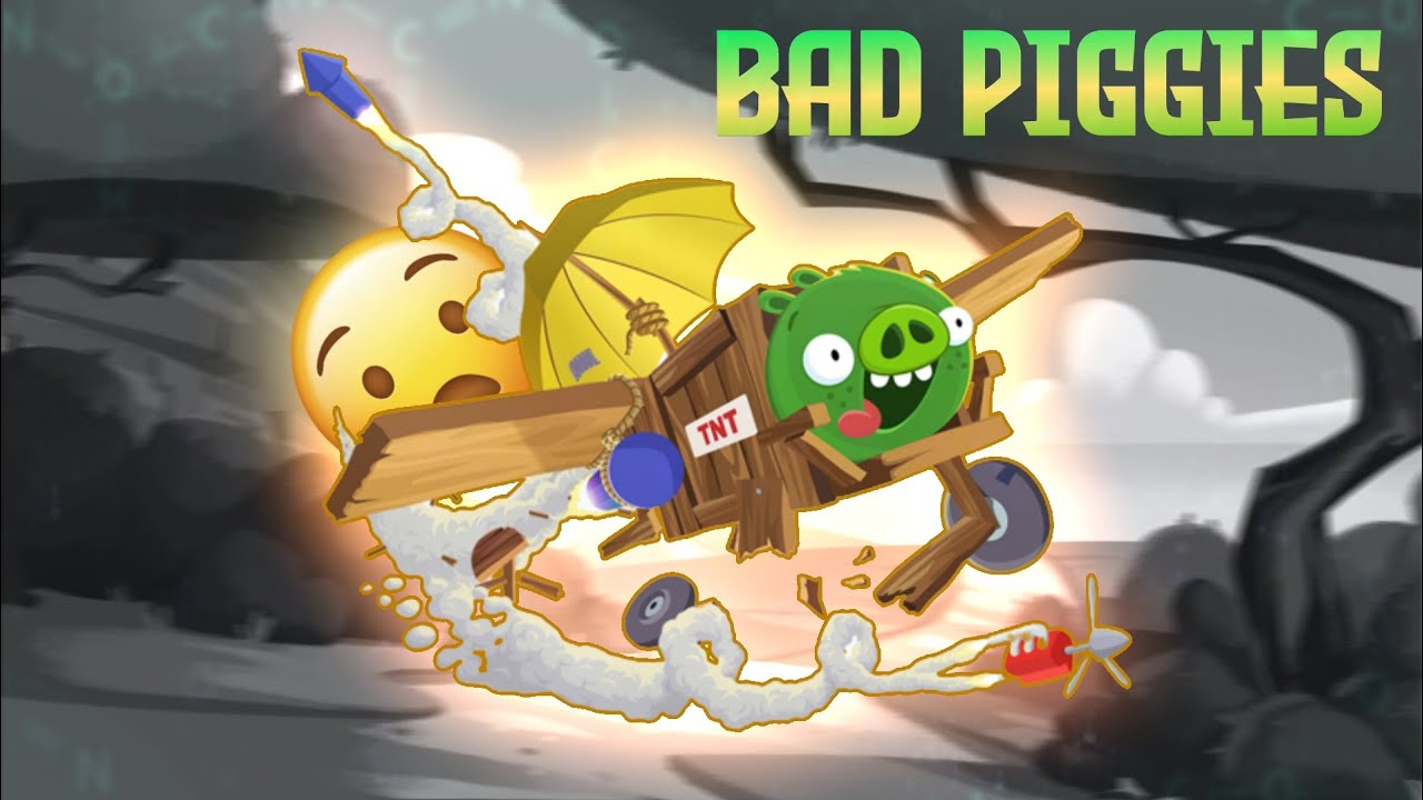 PLAYING BAD PIGGIES FOR FIRST TIME - YouTube