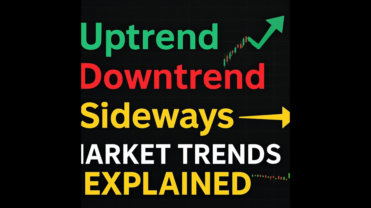 Uptrend, Downtrend & Sideways Trend Explained | Market Trends for ...