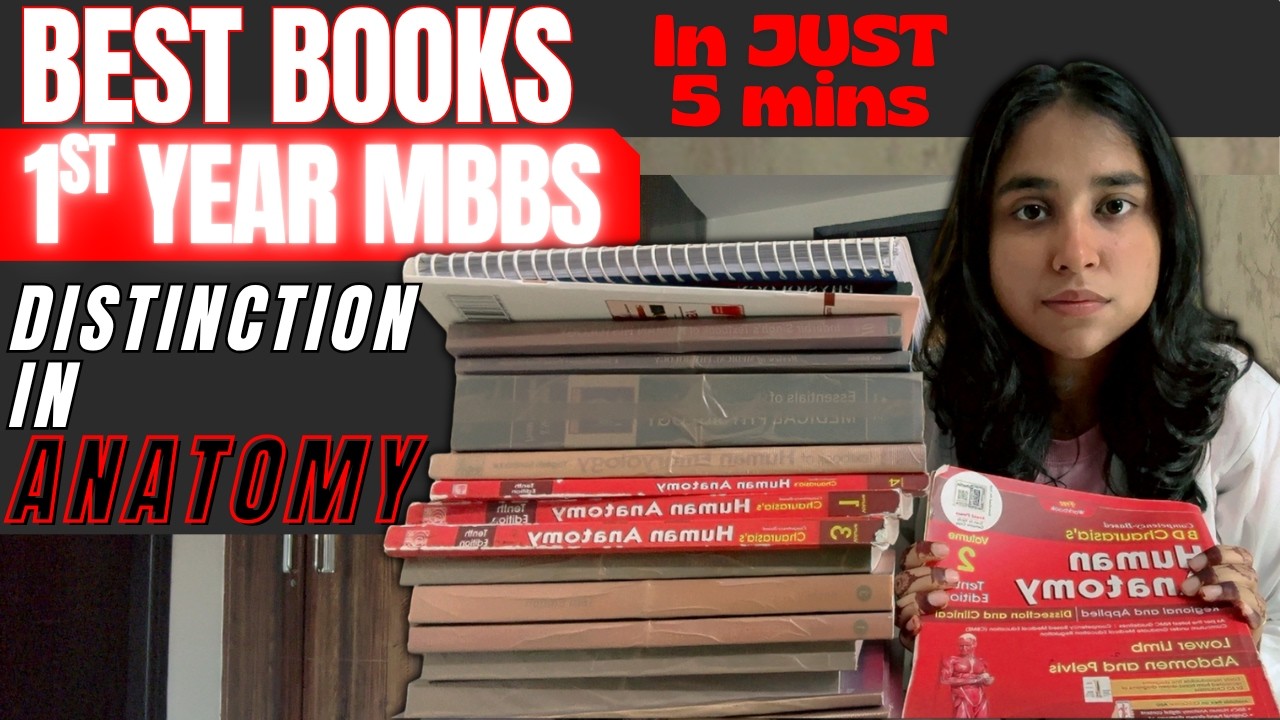 Top Books Every 1st Year MBBS Student MUST Read to Top the Exams! 📚💯 ...
