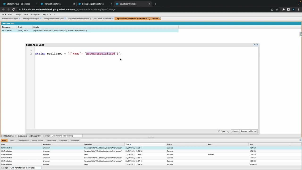 How to Serialize and Desialize in Apex Code Salesforce - YouTube