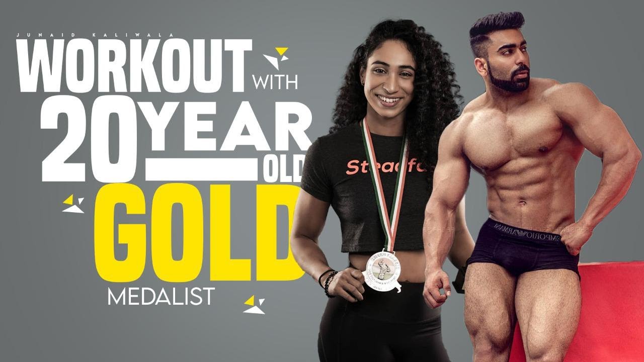 SHOULDER WORKOUT WITH A GOLD MEDALIST | BIKINI ATHLETE TAPASYA SOLANKI ...