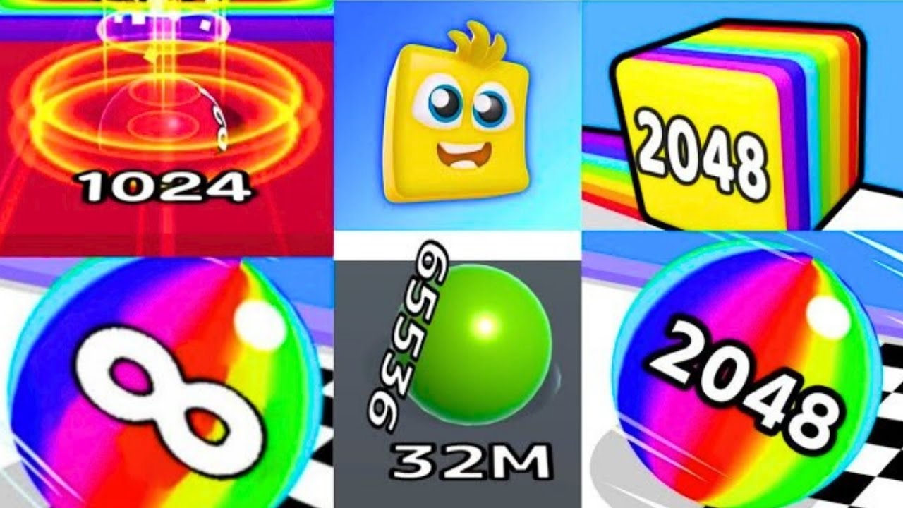 Ball Run 2048 💥 vs Ball Run Infinity ♾️ vs Happy Cube 2048 🎲Ultimate ...