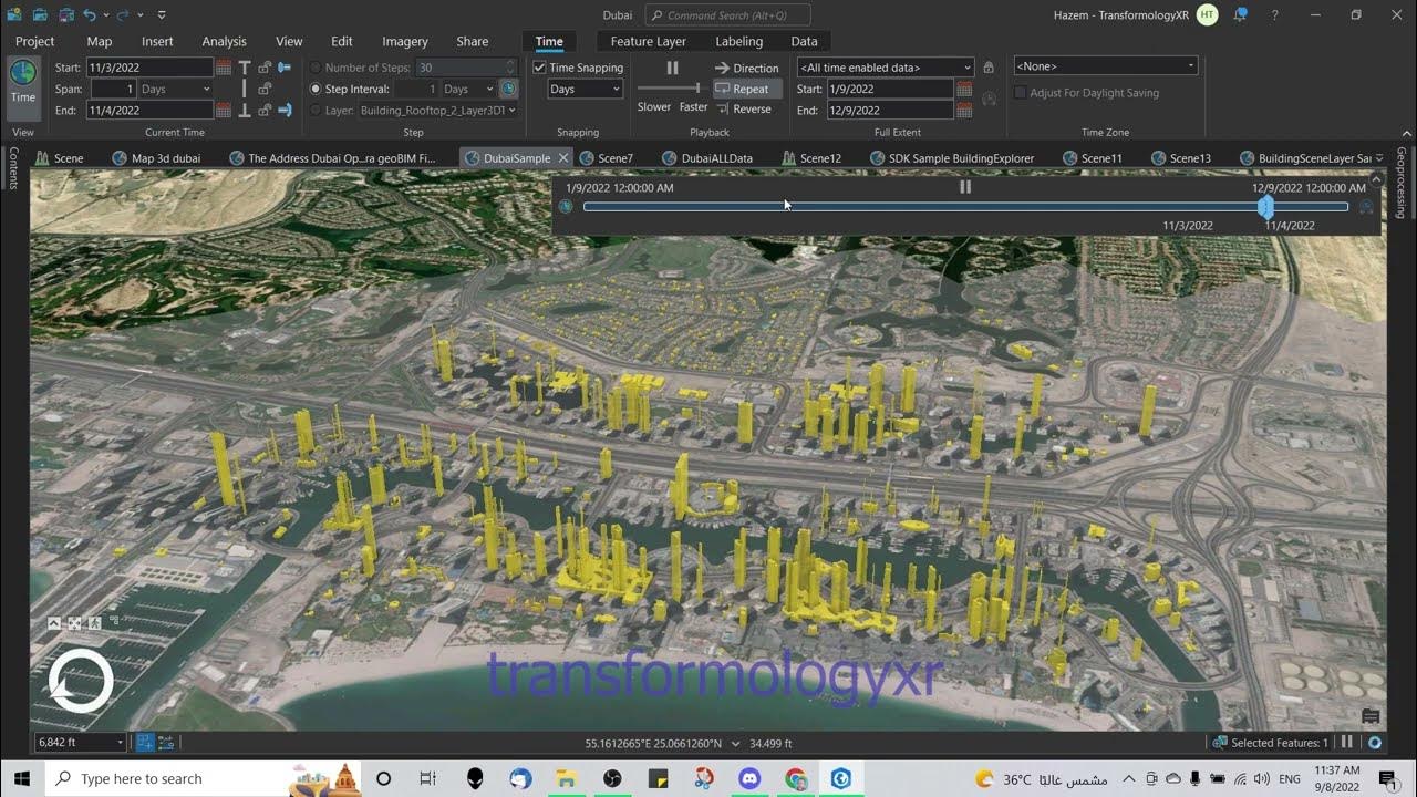 Arcgis pro Time Slider2 - YouTube