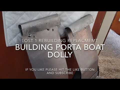 Building a porta-boat dolly. DIY project, Porta boat, boat dolly ...